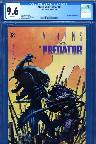 Aliens vs. Predator #0 CGC 9.6 - Mignola cover - Norwood & Story art ...