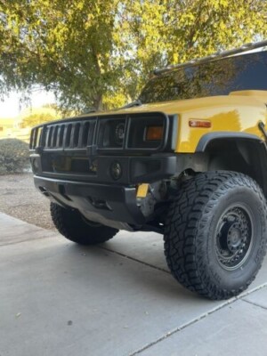 For 2003-2009 GM Hummer H2 Fiberglass FRP Grill Grille Front | Black ...