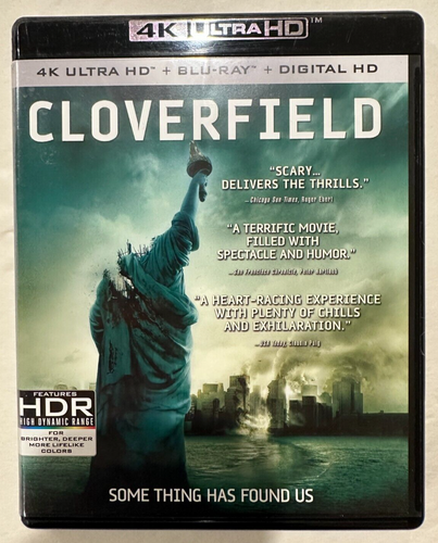 Cloverfield (2008) 4K UHD Blu-Ray Mike Vogel, Jessica Lucas, Lizzy ...