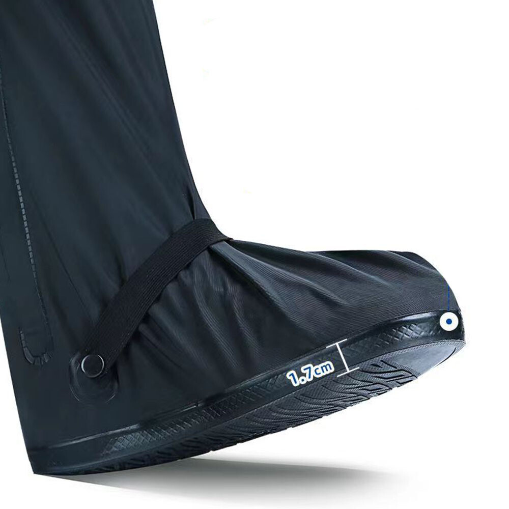 Reusable Overshoe Cycling Motorcycle Bike Rain Boot Shoes Cover ...