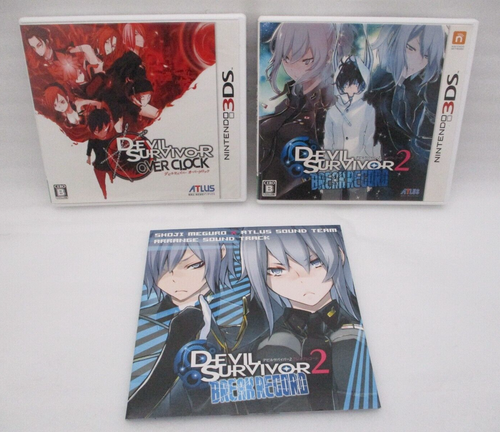 3DS Devil Survivor Overclock & 2 Rottura Registrazione 2Games W ...