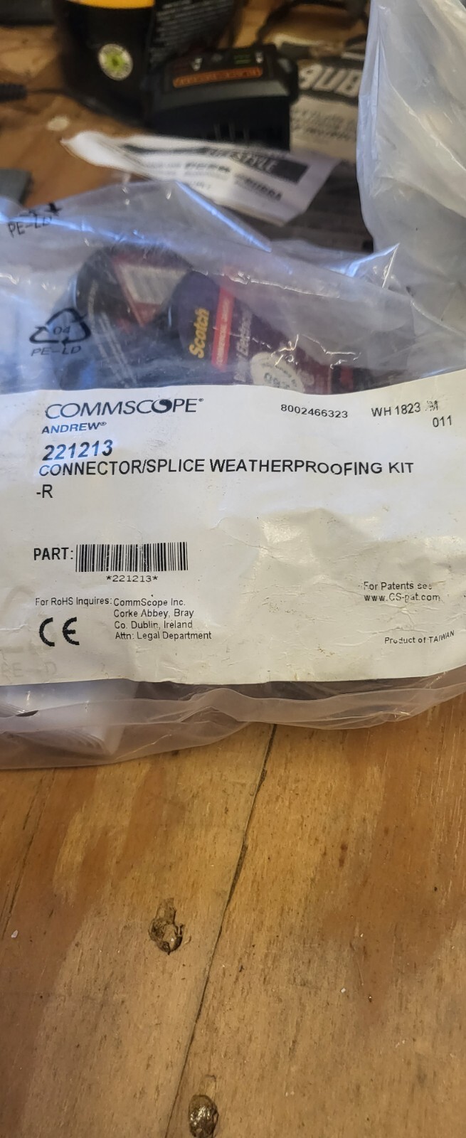 2x CommScope Andrew 221213 Connector Splice Weatherproofing Kit for ...