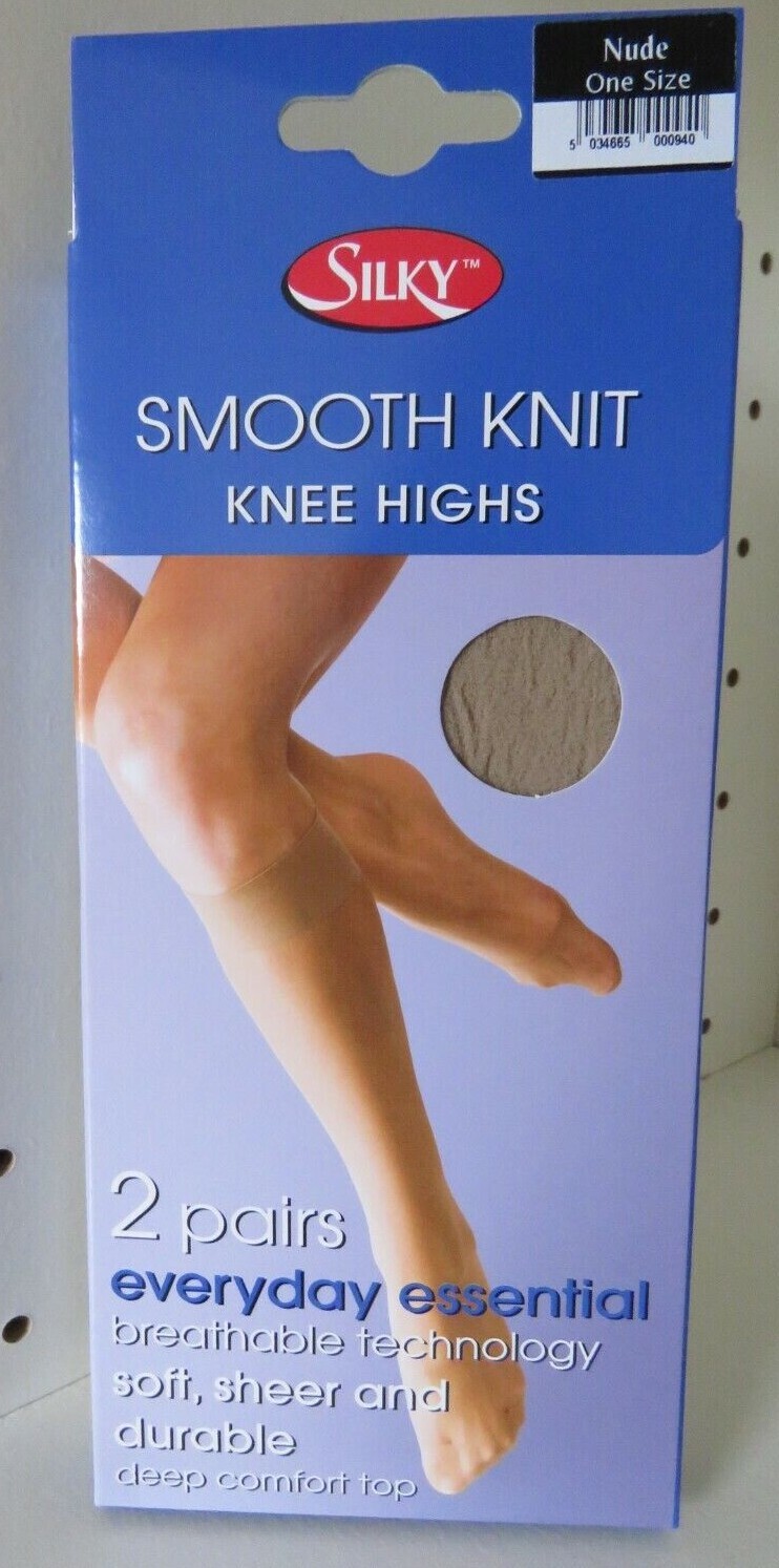 Smooth Knit Knee Highs/Pop Socks 15 Denier * 2 PAIRS* Choice of Colour ...
