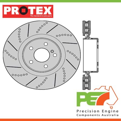 1x New *PROTEX* Rotor - Rear For MERCEDES BENZ C63 AMG W204 2D Cpe RWD ...