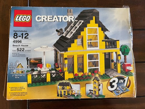 LEGO CREATOR 3 in 1 Beach House 4996 PARTIAL Unknown Completeness Open ...
