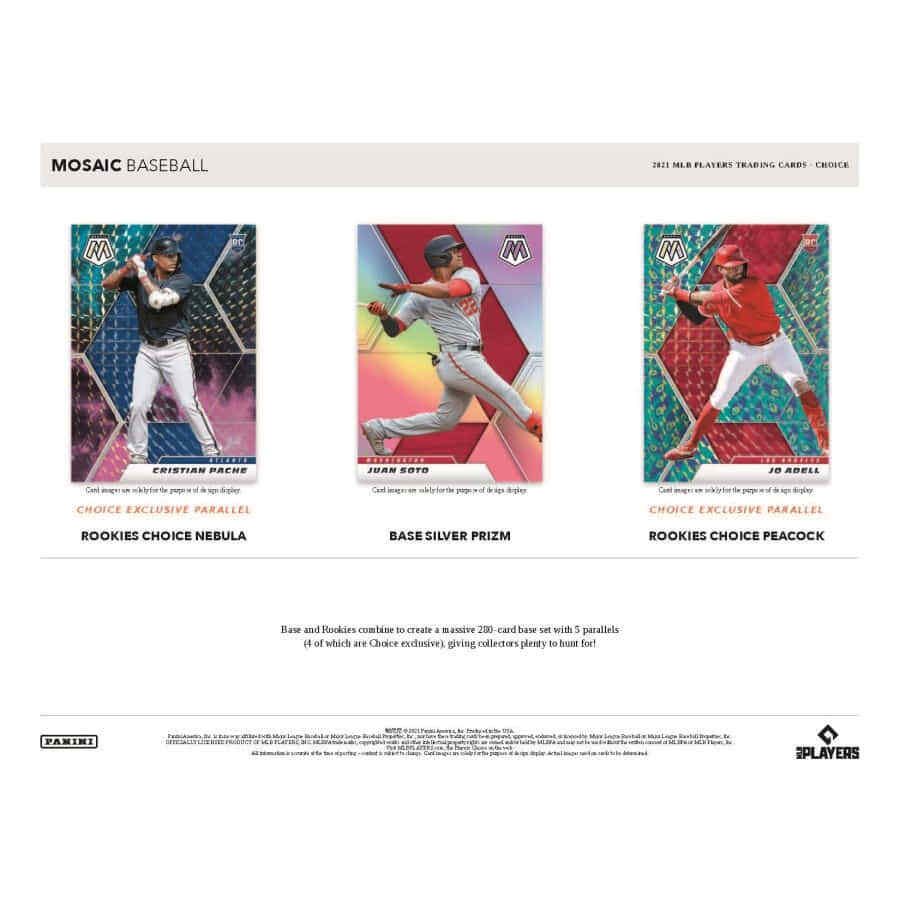 2021 Panini Mosaic Choice Baseball Hobby Box Factory Sealed 21PABMOS-CH ...