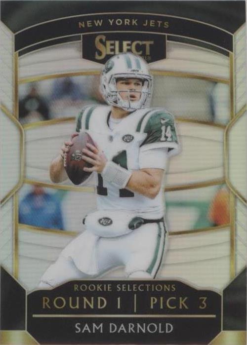 2018 Panini Select - Rookie Selections Sam Darnold #RS-3 Silver Prizm ...