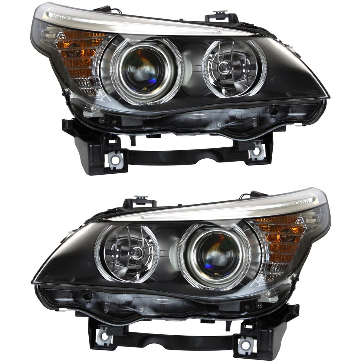 Headlight Set For 2008-2010 BMW 528i 535i LH and RH Side Halogen with ...