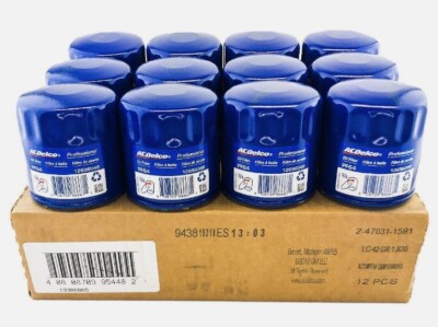 NEW VERSION Engine Oil Filter AC Delco PF63 DURAPACK PF63F BULK 12 PER ...