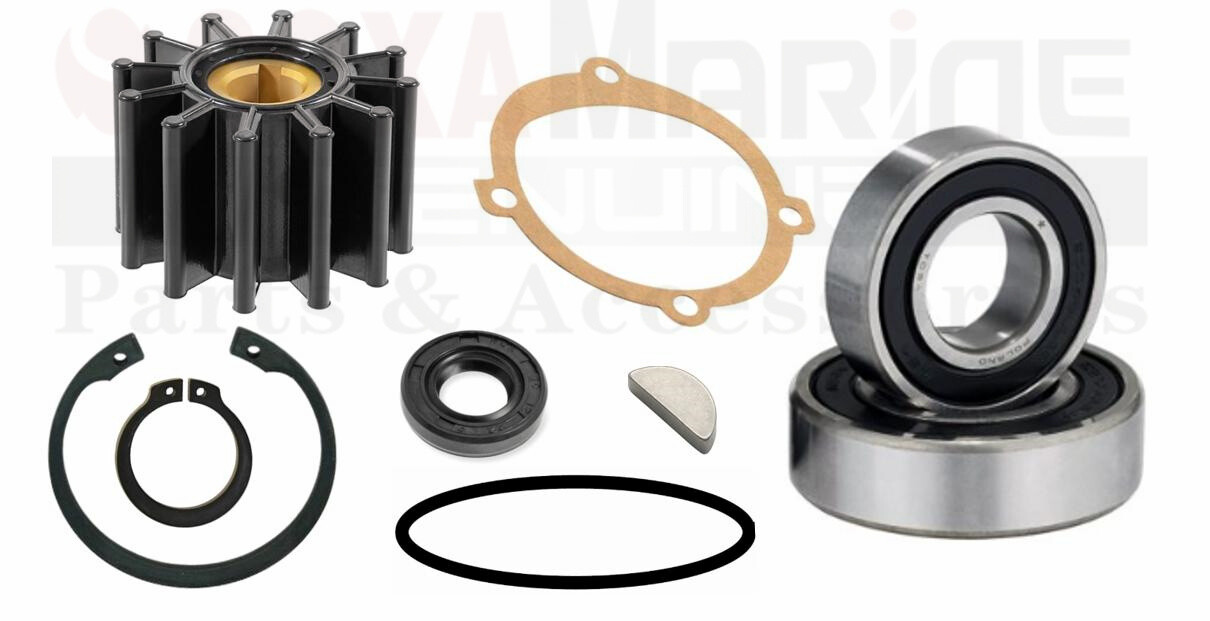 Indmar and Marine Power crank driven pump GM 5.7 8.1 V8 Impeller Repair ...