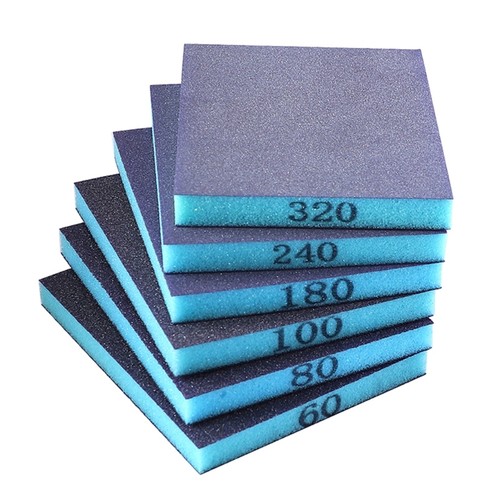 Fine Sanding Blocks Set Sanding Sponge Pad Wet and Dry Dual-use Sand ...