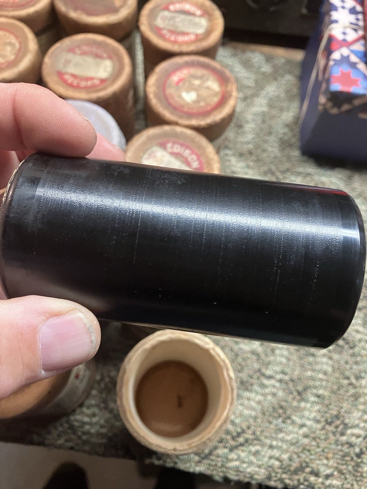 Edison Phonographs Lot of 15 Wax Cylinder Records Various Titles ...