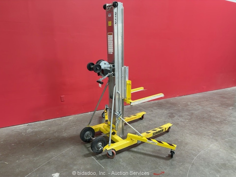 2021 Sumner 2112 12' Portable Material Contractor Lift Hoist 650 lbs ...