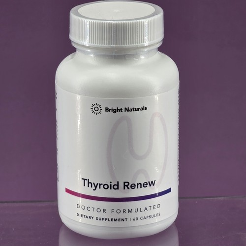 Bright Naturals Thyroid Renew (60 Capsules) Adrenal Support Supplement ...