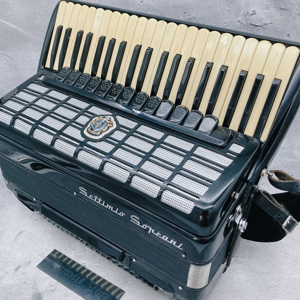 Settimio Soprani 41 Key 120 Base Accordion Keyboard Black Italy Tested ...