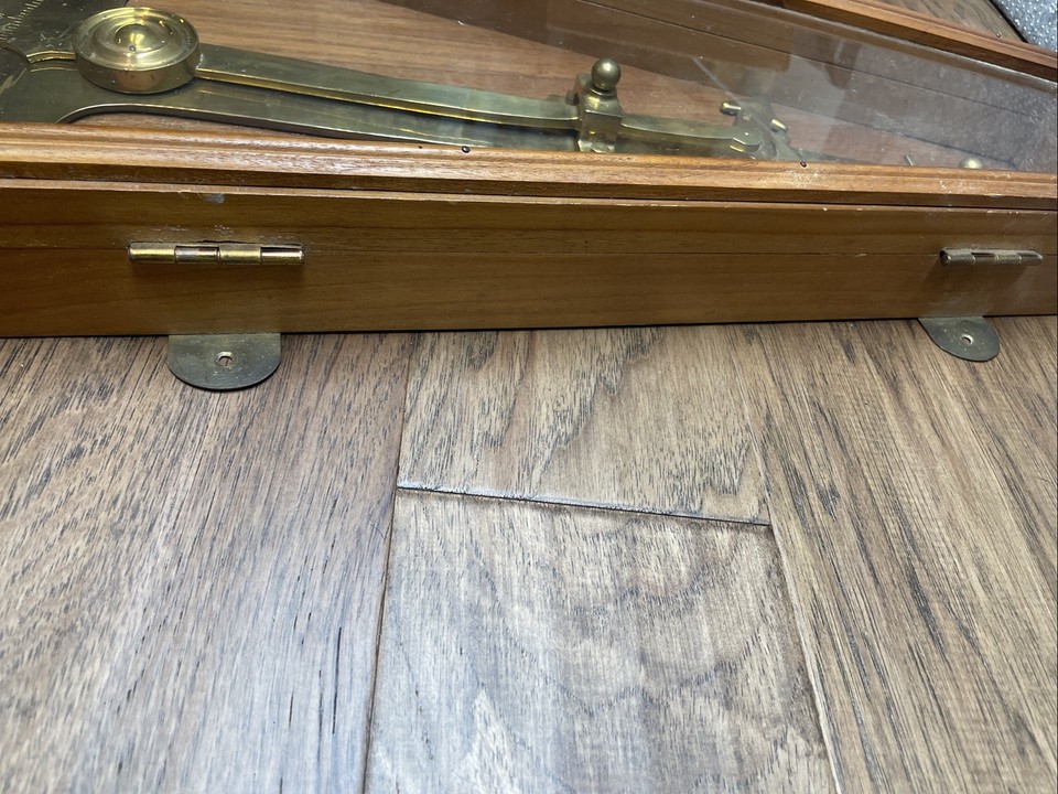 Vintage Ship Inclinometer / Clinometer Dual Pendulum Solid Brass 22 ...