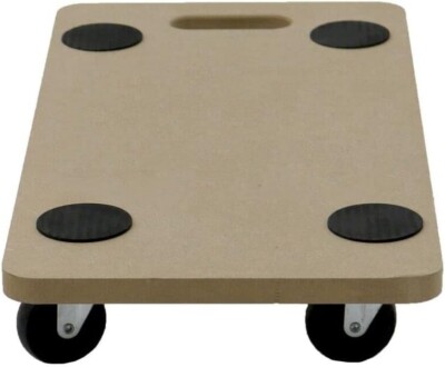 200kg Wheeled Platform Dolly Furniture Transporter Roller Trolley ...