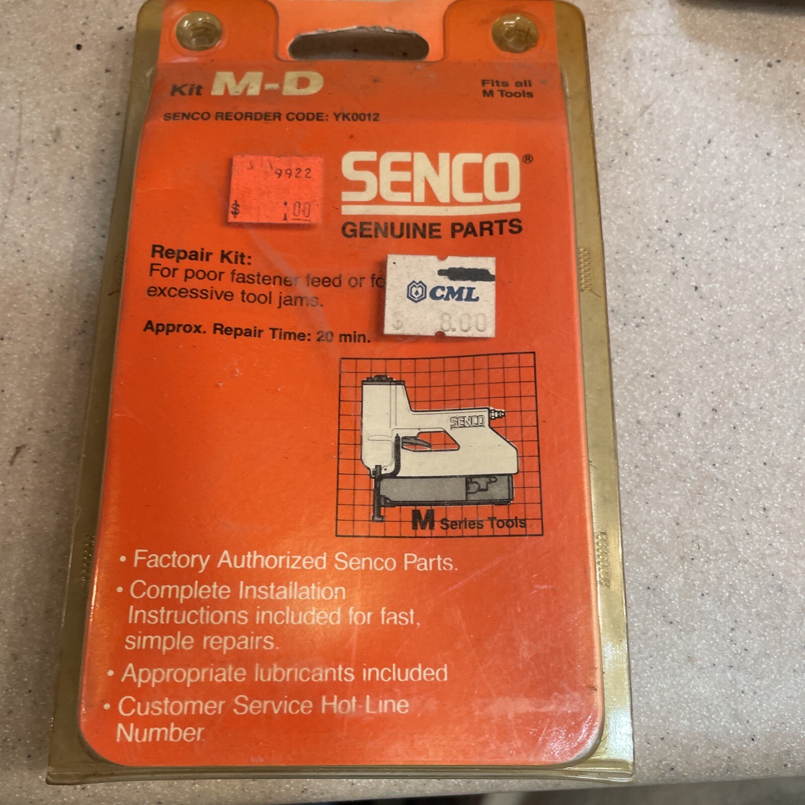 Senco M-D YK0012 M-Series Feeder Spring Nailer Repair Kit | eBay