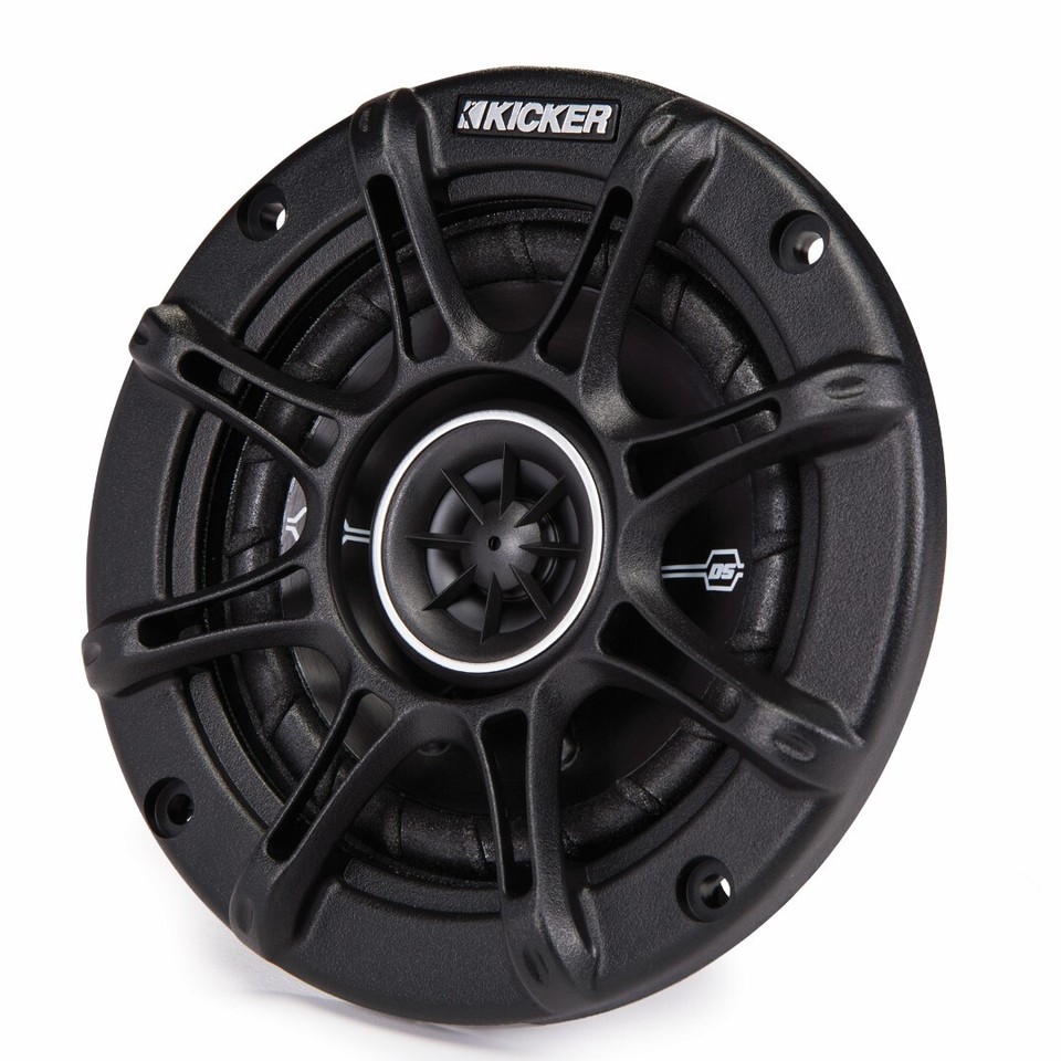 Kicker White Mini Wake Tower Marine Enclosures loaded with Kicker 4" DSC Speaker | eBay