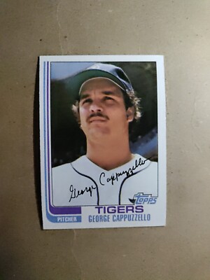 1982 Topps 137 George Cappuzzello Detroit Tigers $ RC Baseball NM read ...