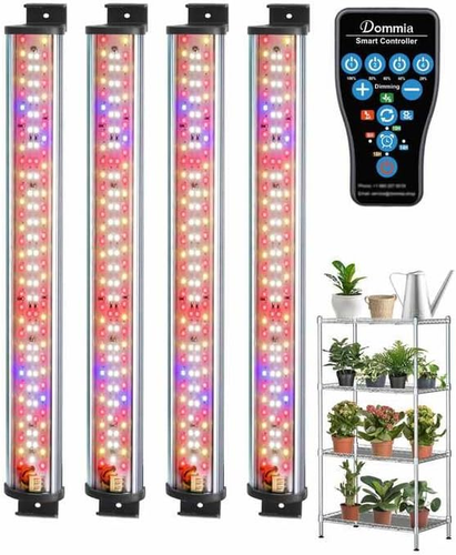 Led Grow Light, 80W Dimmable LED Grow Light Strip with 6/10/14/18H ...