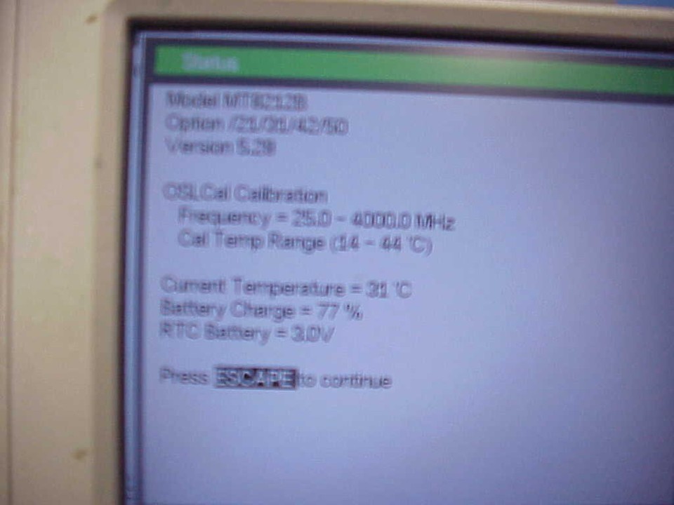 Anritsu Cellmaster MT8212B Cable And Antenna Tester | Options- 21, 31 ...