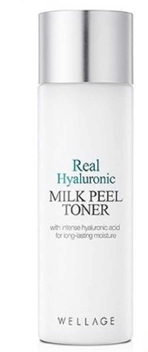 Wellage Real Hyalruonic Milk Peel Toner 200ml Pore care Moisture ...