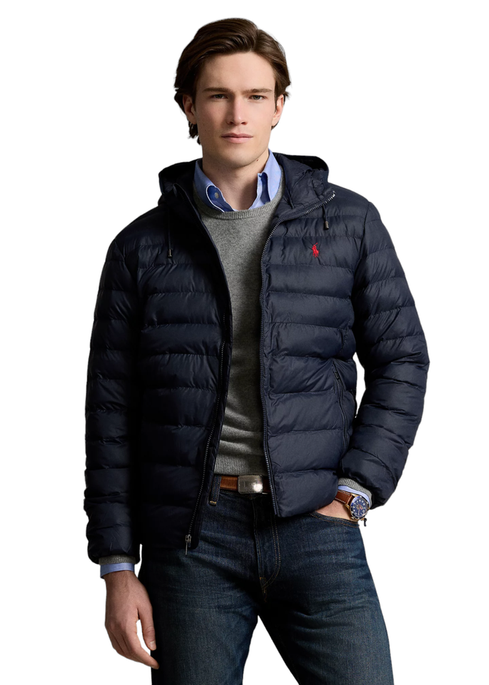 Polo Ralph Lauren The Colden Packable Water Repellent Hooded Jacket New ...