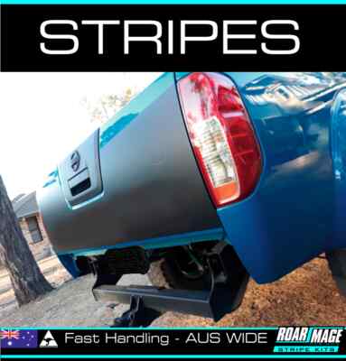 TAILGATE wrap fits Nissan Navara D40 stripes decals stickers 4x4 4wd | eBay