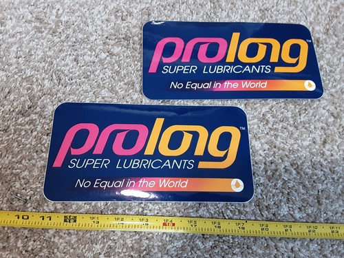 Lot of 2 Vintage ProLong Racing Decals Stickers Nascar NHRA PDRA Outlaw ...