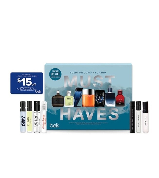 ULTA Beauty Scents of the Season Men's Fragrance 13 Piece Sampler Gift ...