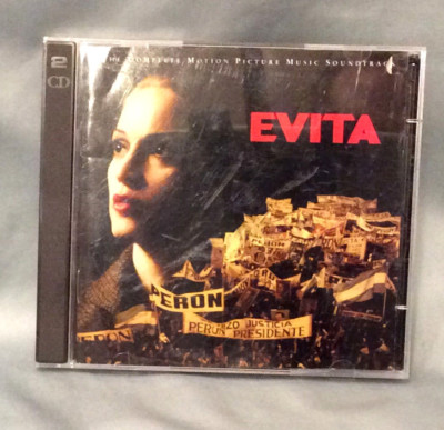 CD Evita Motion Picture Music Soundtrack by Madonna Andrew Lloyd Webber ...