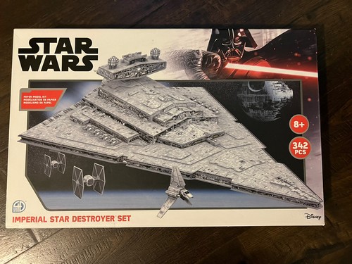 DISNEY STAR WARS MILLENNIUM FALCON & X-WING STARFIGHTER SET PAPER MODEL ...