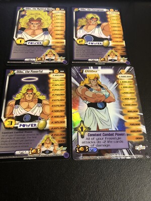 DRAGON BALL Z CCG OLIBU LVL 1-3 W/ HT LVL 1 LIMITED WORLD GAMES SAGA ...