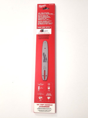 Milwaukee 12" 49-16-2743 Chainsaw Guide Bar Fits M12 Top Handle ...
