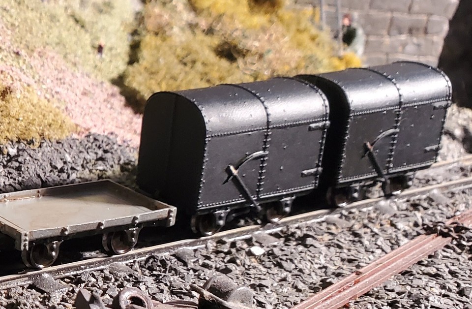 OO9/009 Ffestiniog Oakeley Quarry Gunpowder Van Wagon wheels HO9 HOe ...