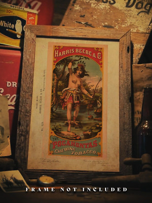 Vintage Smoking Tobacco Advertising Poster Art Print 11X17 Cigar Shop ...