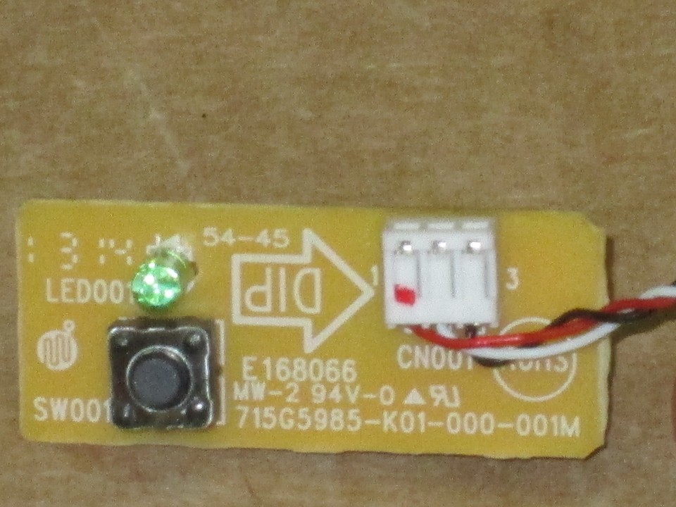 AOC E2070SWN Power Button Board 715G5985-K01-000-001M E168066 | eBay