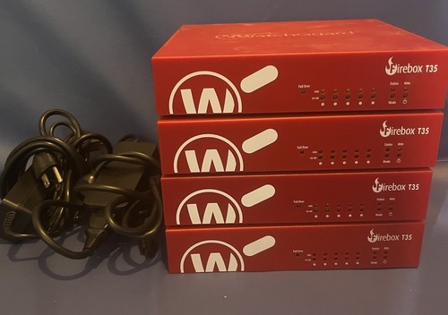 Lot of 4 WatchGuard Firebox T35 Firewalls - 2 PSU | eBay