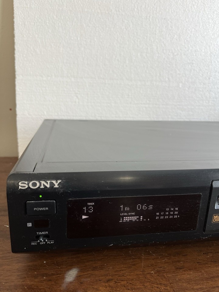 Sony MDS-JE510 Mini Disc Deck Player Works @Eject Makes Clicking Noise ...