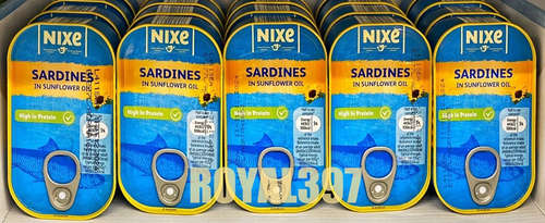 Nixe Sardines In Sunflower Oil Omega-3 Fatty Acids High In Protein Pack ...
