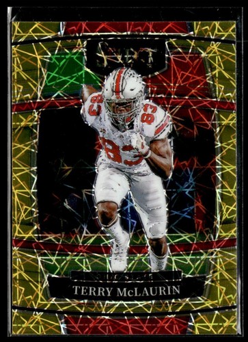 2022 Panini Select Draft Picks Gold Lazer Prizm Terry McLaurin Ohio ...