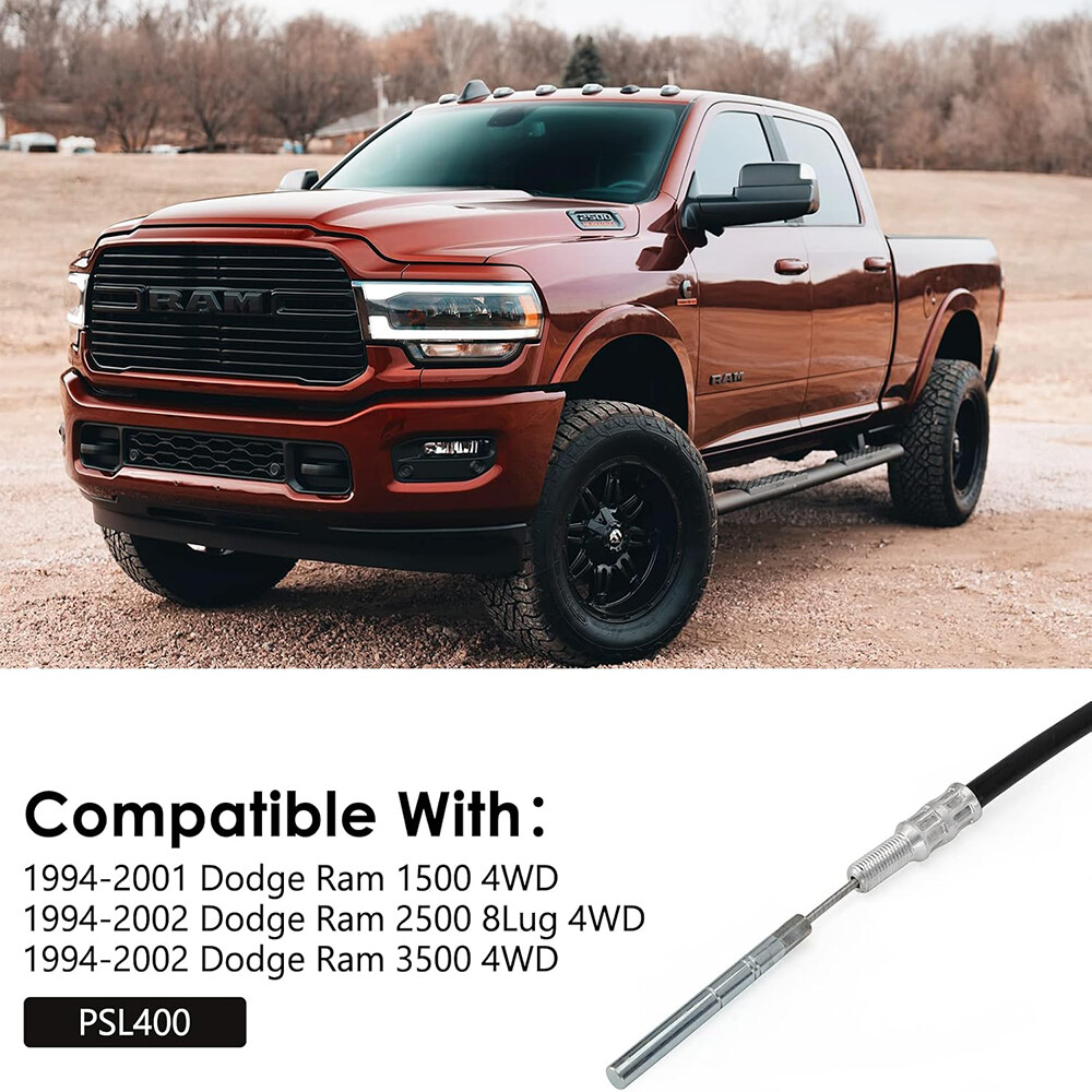 1994-2002 Dodge Ram 1500 2500 Axle Disconnect Cable Operated Actuator ...