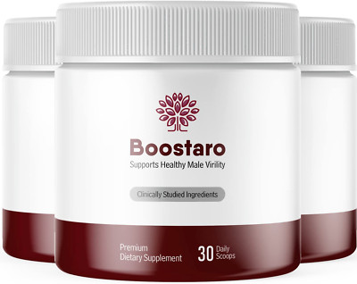 3 PACKS Boostaro Supplement Powder Boostaroo Healthy Blood Flow Support ...