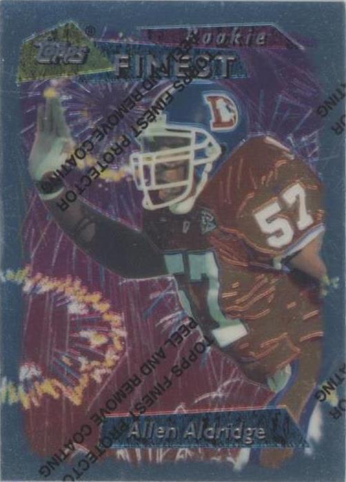 1995 Topps Finest - Allen Aldridge #79 for sale online | eBay