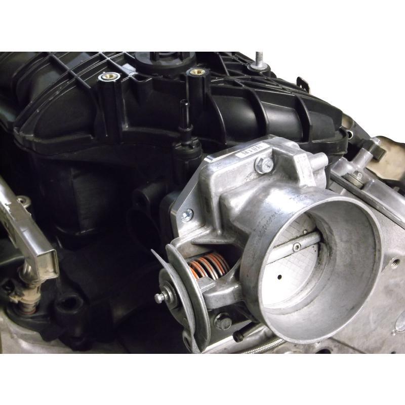 ICT Billet LS Drive by Cable Throttle Body Adapter / Ls3 4 Bolt Intake ...