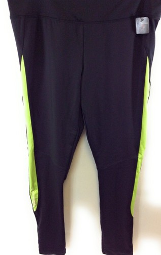 NEW Girls Youth Kids Black Green Moret Ultra Ankle Legging Fitted ...