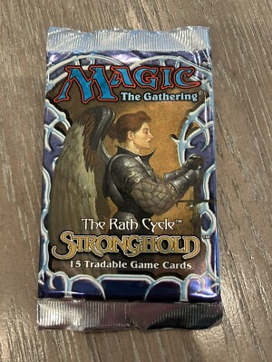 *Empty* Stronghold Magic the Gathering Booster Pack mtg wrapper Package ...