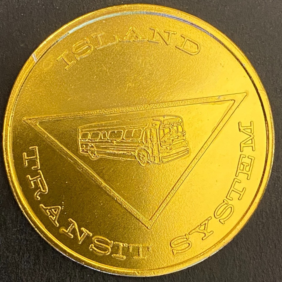 Island Transit System (Jones Beach) c1968-70's Alum Gold Bus Transit ...