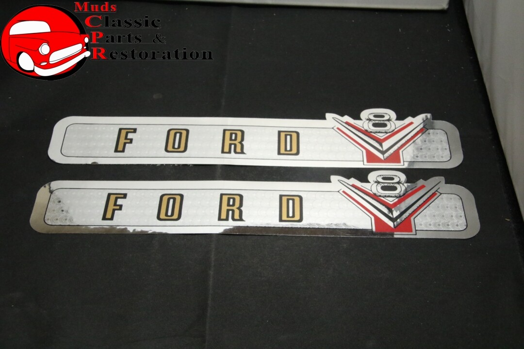 55 56 57 Ford Car 272 56-60 Ford Truck Valve Cover Decals Pair | eBay